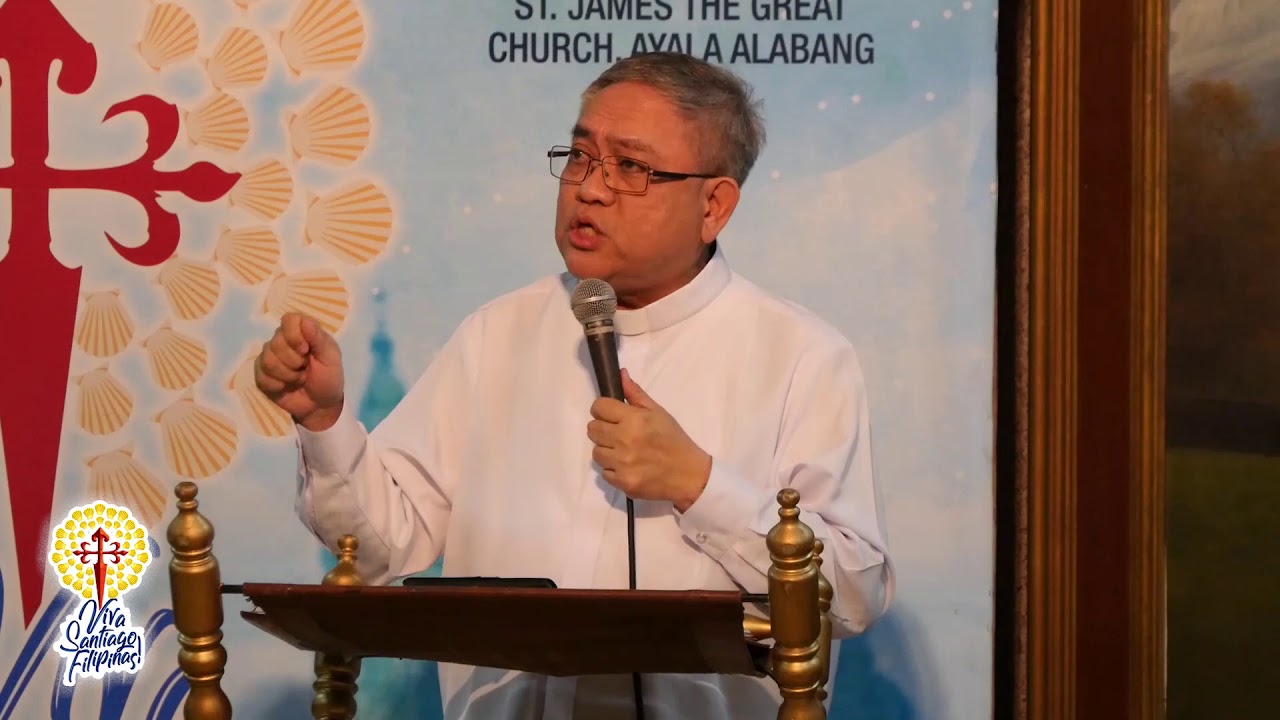 St James as Apostle, Pilgrim & Caballero Msgr Santos - YouTube