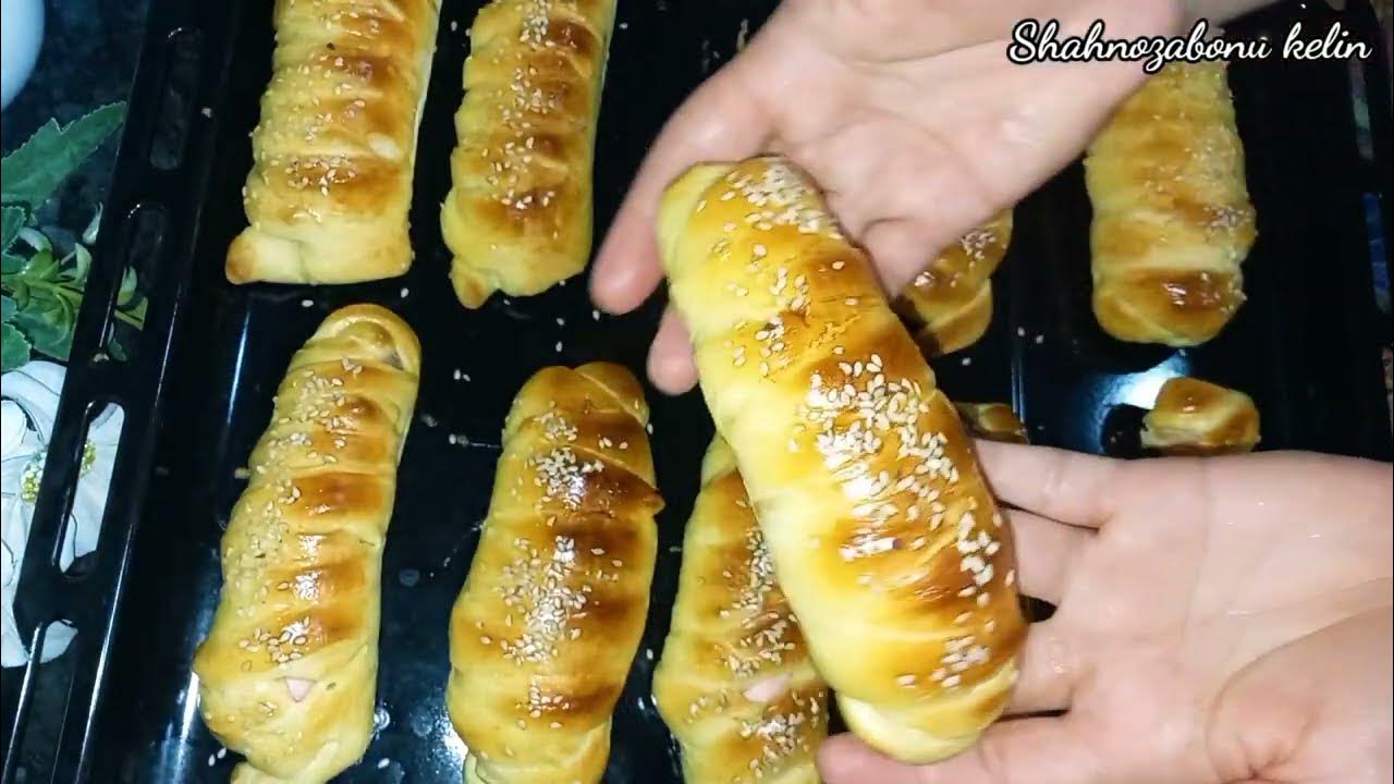 Yumshoq sosiskali bulichka| МЯГКОЕ ПУШИСТОЕ ТЕСТО Сосиски в тесте ...