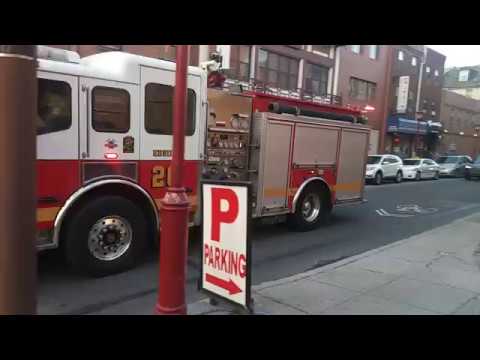 Philadelphia Fire Department Engine 20 & Ladder 23 Returning To ...