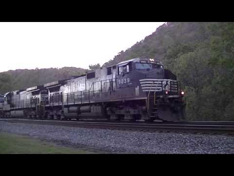 6 Motor Lashup on NS 38Q at Elliston, VA - YouTube