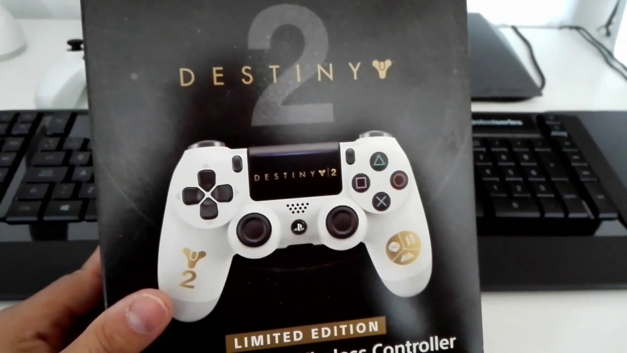 Mando ps4 destiny 2 edición limitada. Unboxing - YouTube