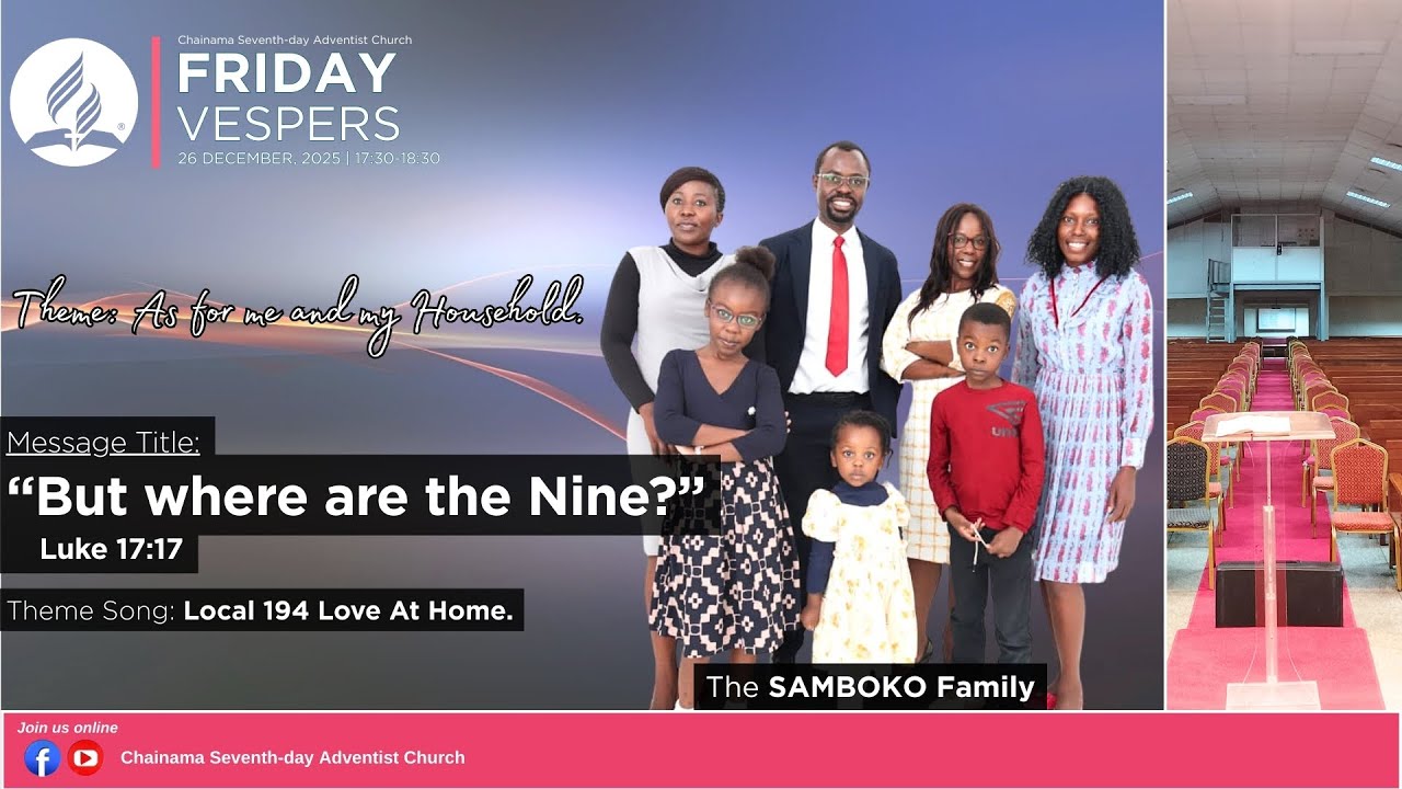 | "But where are the Nine?" | Friday Vespers by The Samboko Family | 26 ...