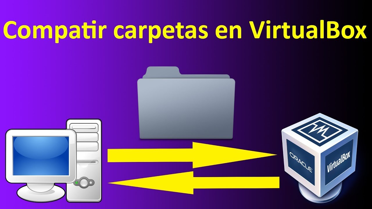 Compartir una carpeta en VirtualBox - YouTube