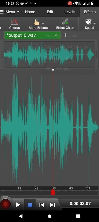How to make Super Super Low Pitched Audio On Wavepad - YouTube
