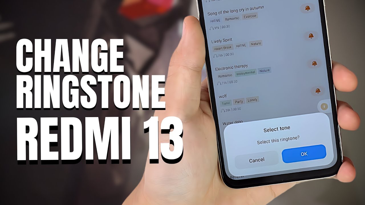 How to Set Music Ringtone on Redmi 13 - YouTube