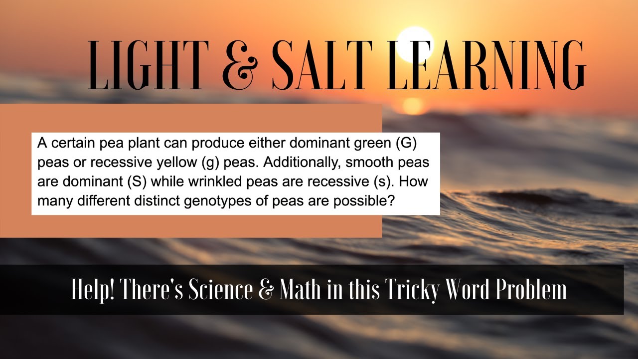 Help! There's Science and Math in this Tricky Word Problem! - YouTube