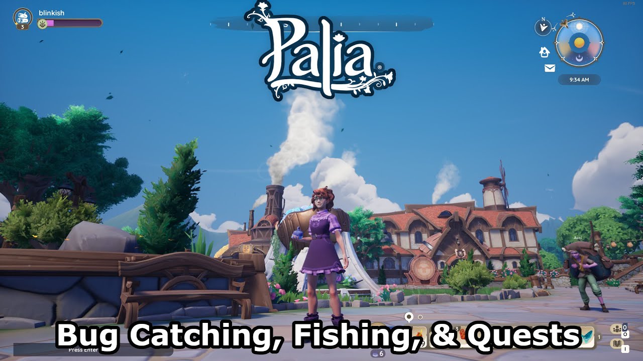 Bug Catching, Fishing, & Quests | Palia Gameplay | Ep 3 - YouTube