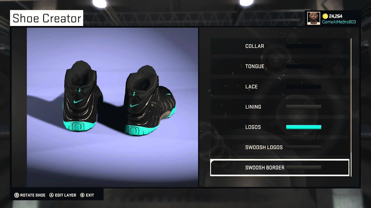 NBA 2K15 Shoe Creator | Nike Obsidian Foams | Xbox One PS4 - YouTube