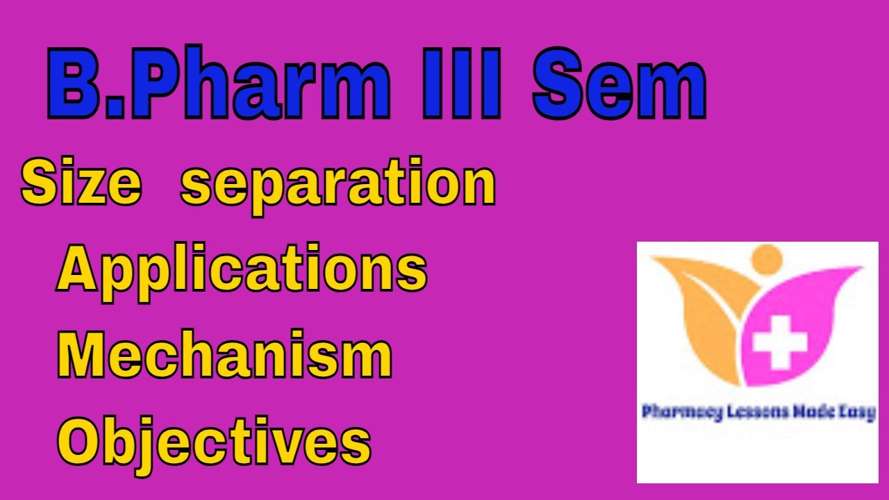 Size separation mechanisms and equipments - YouTube