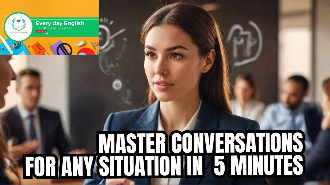 Master Conversations for ANY Situation in 5 Minutes - YouTube