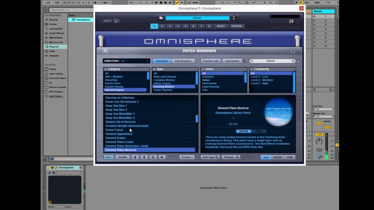 Hybrid organic part 2 lll Omnisphere Spectrasonics lll Best VST Synth ...