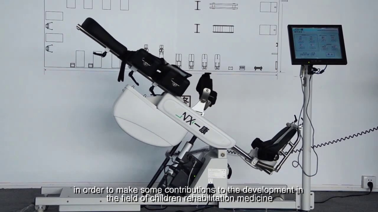 Robotic Tilt Table for Child Lower Limbs and Gait Rehabilitation - YouTube
