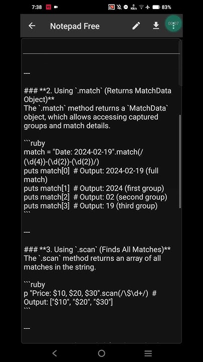 Ruby String Pattern Matching Explained | Regex Methods & Best Practices - YouTube