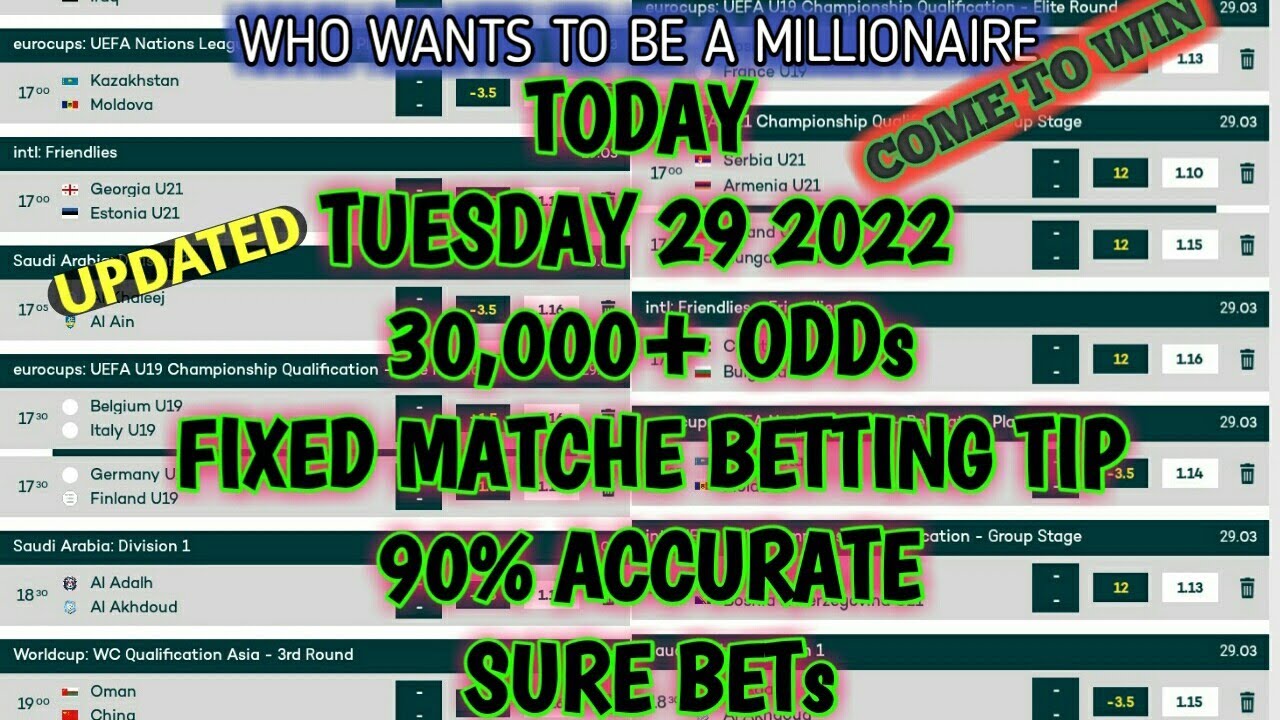 BETTING TIPS TODAY'S FOOTBALL PREDICTIONS TODAY | TUESDAY 29 30,000 ...