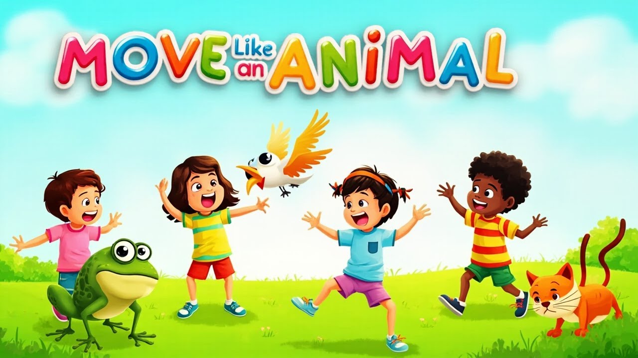 🐾 Move Like an Animal! Fun Dance and Sing-Along! 🎶🦁 - YouTube