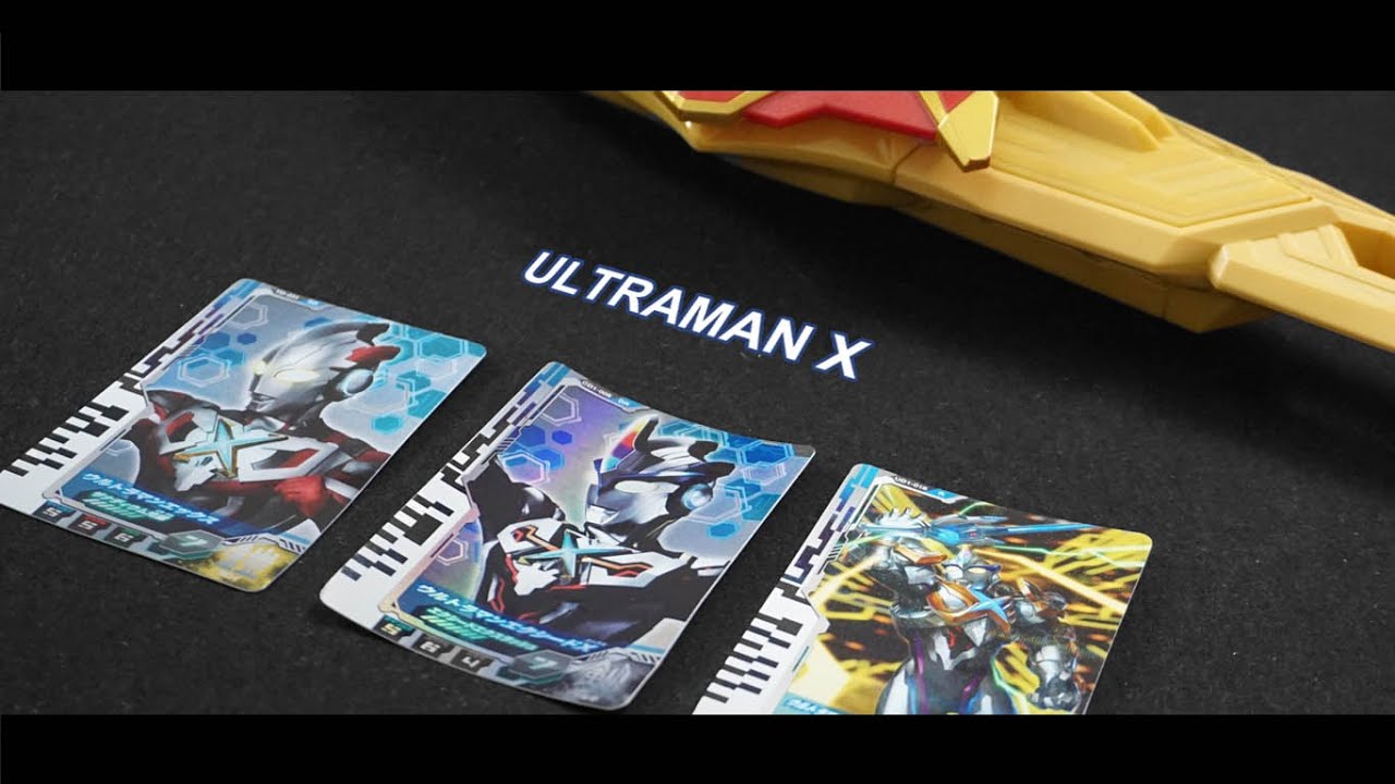 DX Decker Ultra Dual Sword : Ultraman X All card! - YouTube