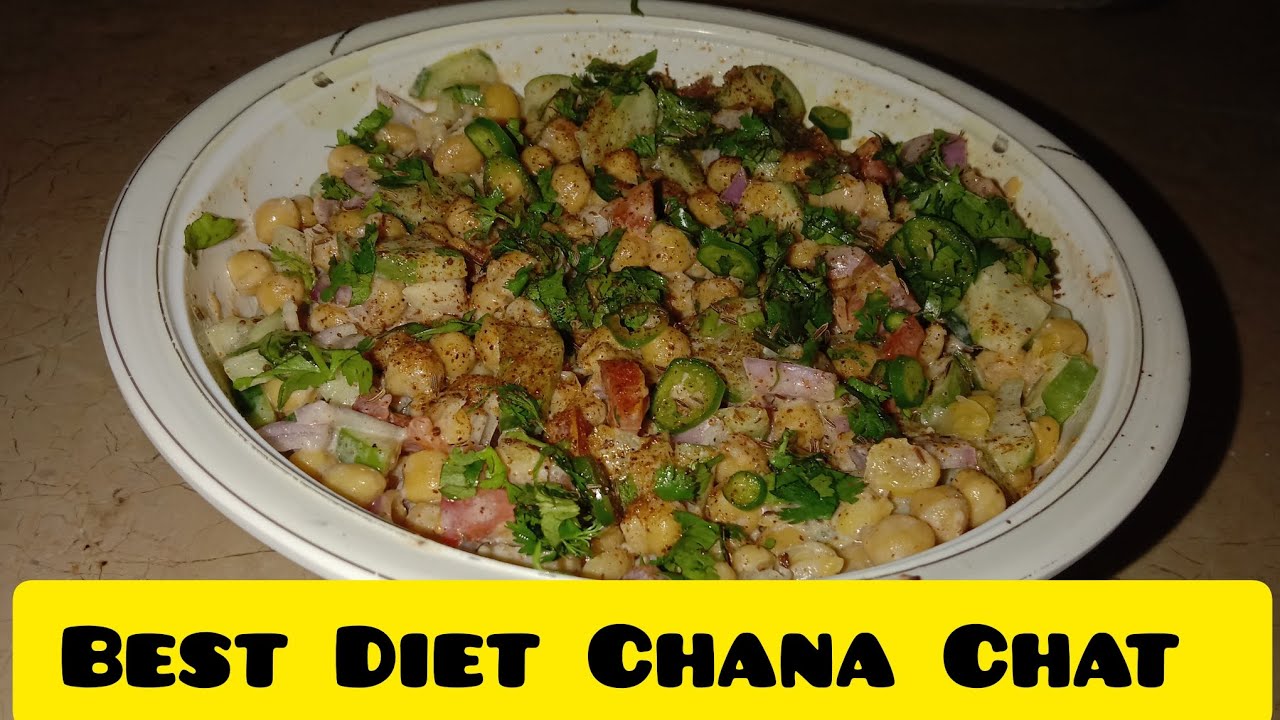 Chana chat recipe || Diet Chana chat || Healthy Chana Chat for weight ...