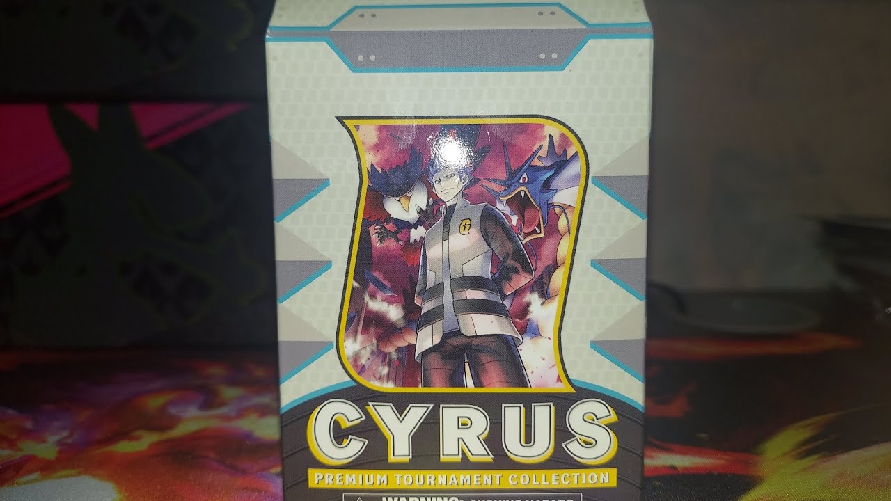 Cyrus Premium Tournament collection box! #pokemon #pokemontcg # ...