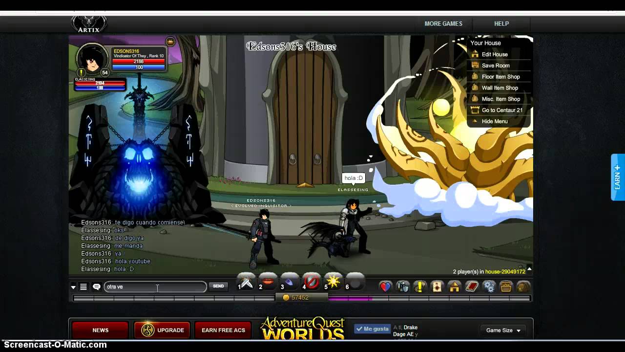 aqw .1,1 vindicator of they clas vs chaos slayer mustic - YouTube