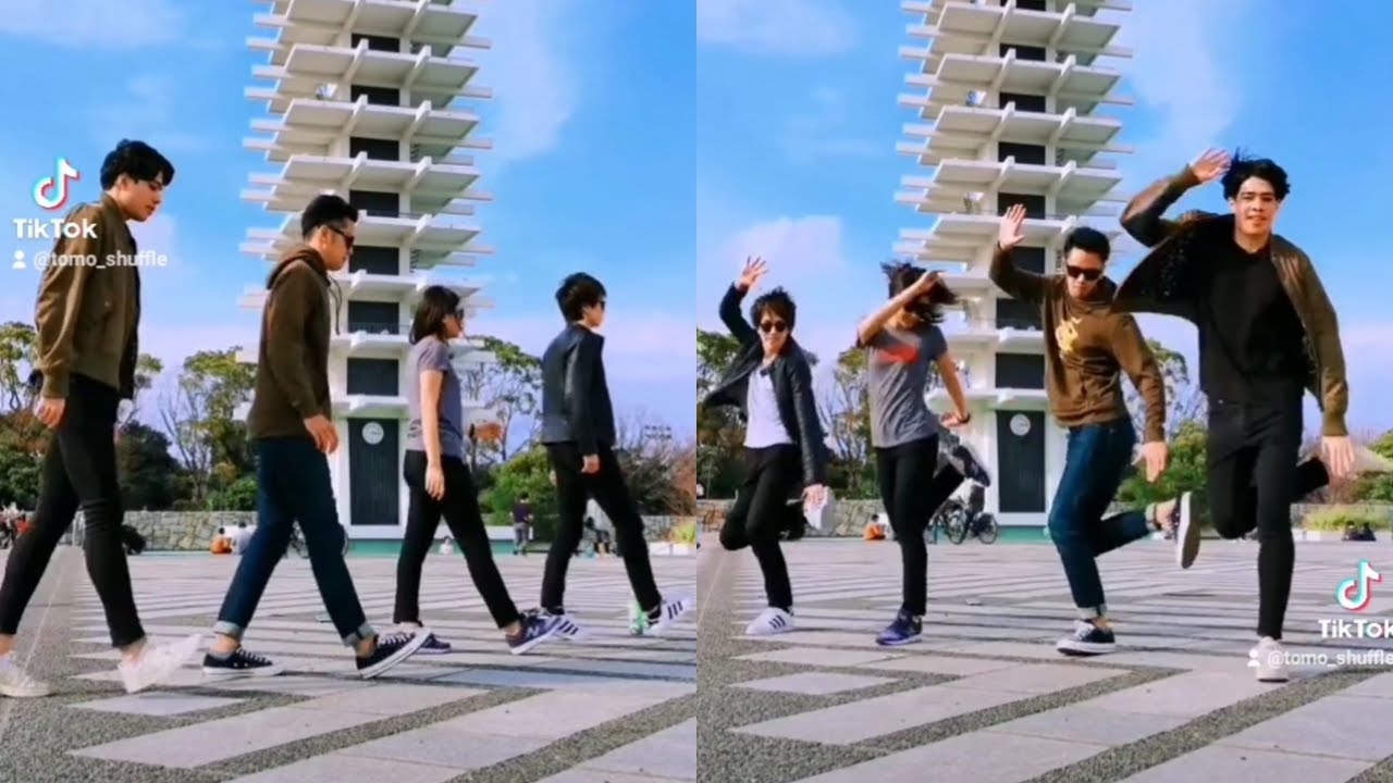 Shuffle Dance Running Man Challenge | Umbrella TikTok Remix - YouTube