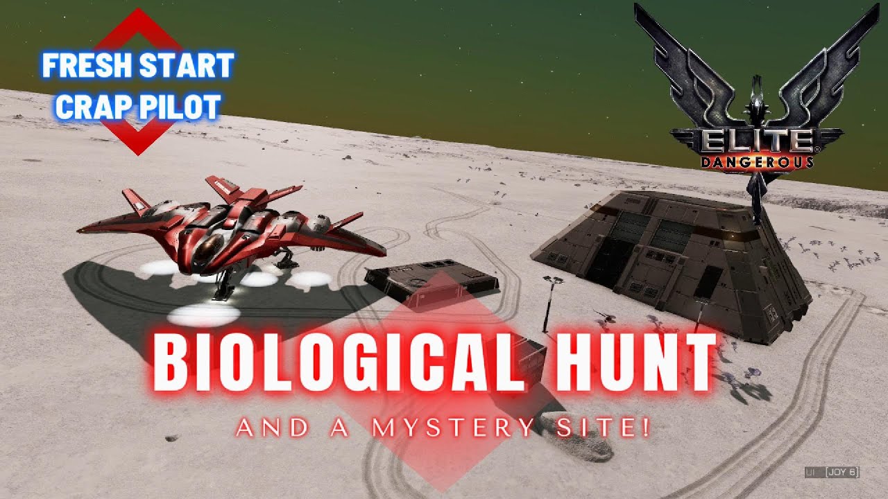 Elite Dangerous, Fresh Start, Crap Pilot - Biological Hunt and a ...