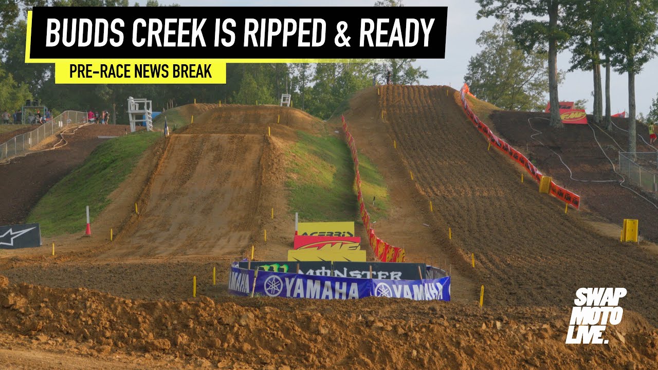 Budds Creek Track Prep BTS & Rider Interviews | Pre-Race News Break ...