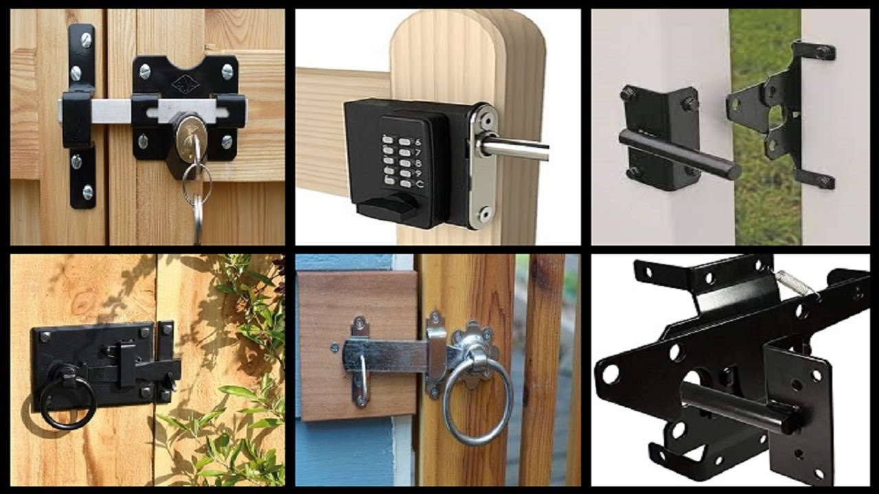 15+ Secured Gate Latch/ Lock Design Ideas. - YouTube