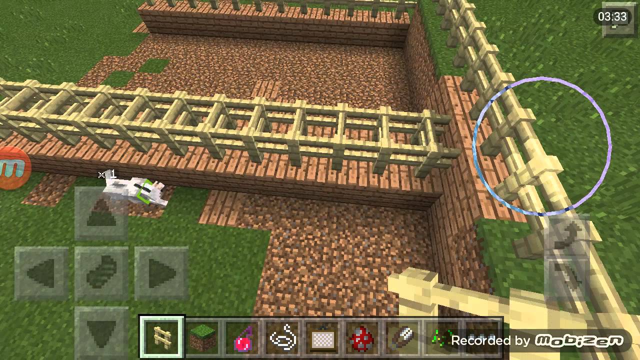 Como fazer um curral no minecraft - YouTube