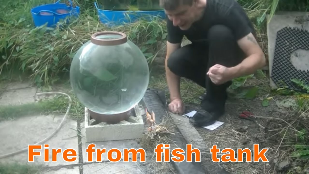 fish tank and sun start fire !!!! - YouTube
