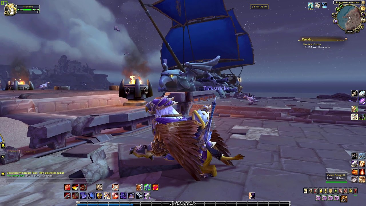 WoW - BFA - Establish a Beachhead - YouTube