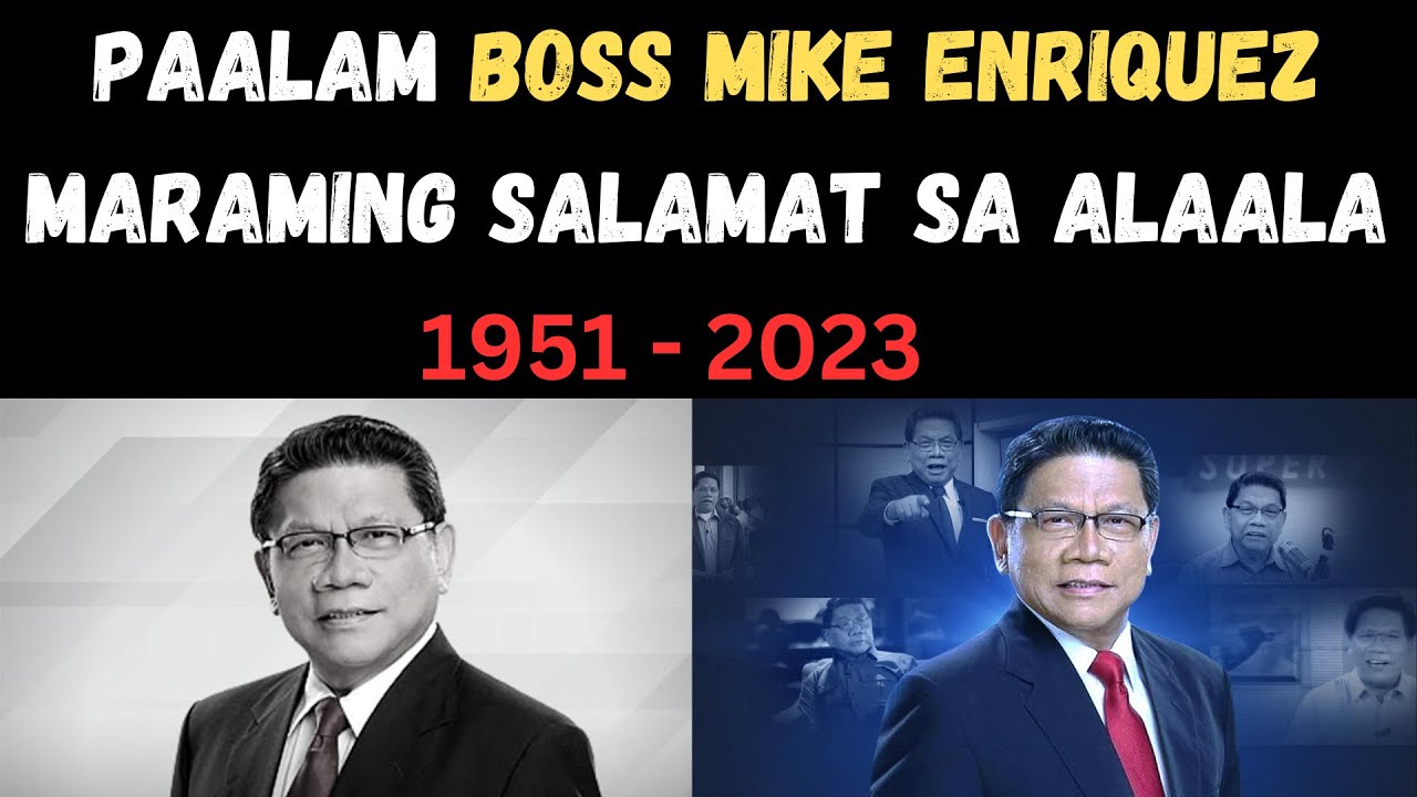 REST IN PEACE BOSS MIKE ENRIQUEZ - YouTube