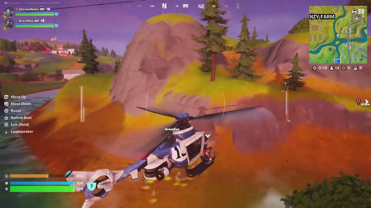 Fortnite Helicopter + Minigun = ?!?! - YouTube