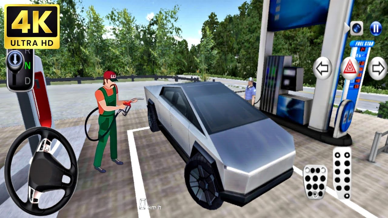How to get Tesla cybertruck in 3D Driving class game | Best Android ...