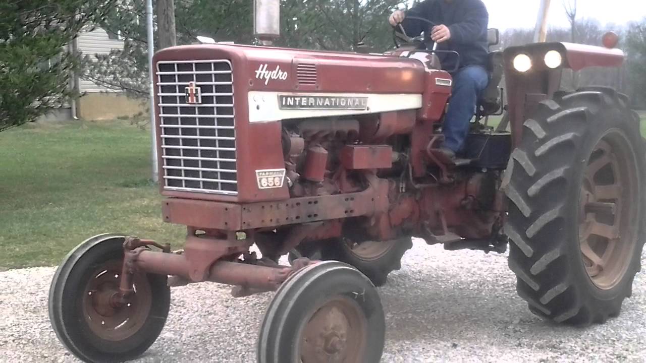 656 hydro tractor - YouTube