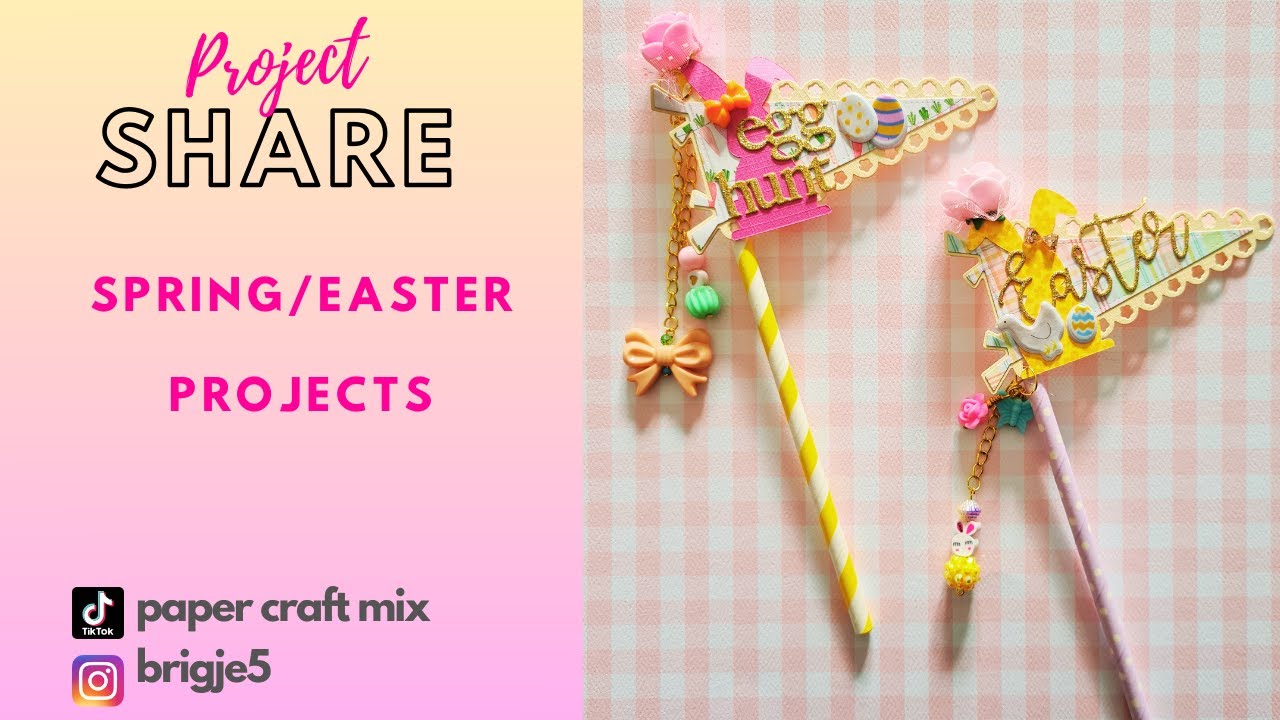 Spring & Easter Craft Projects! - YouTube