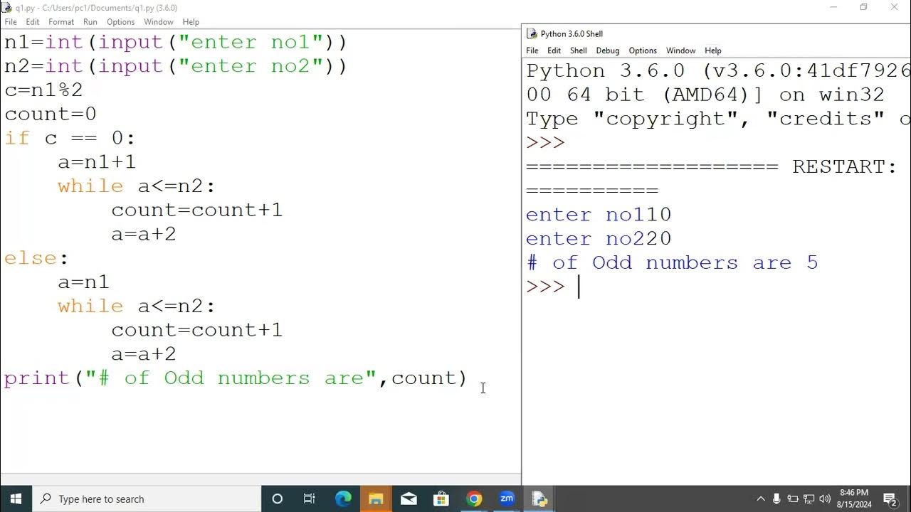 Python selection and repetition part 3 - YouTube