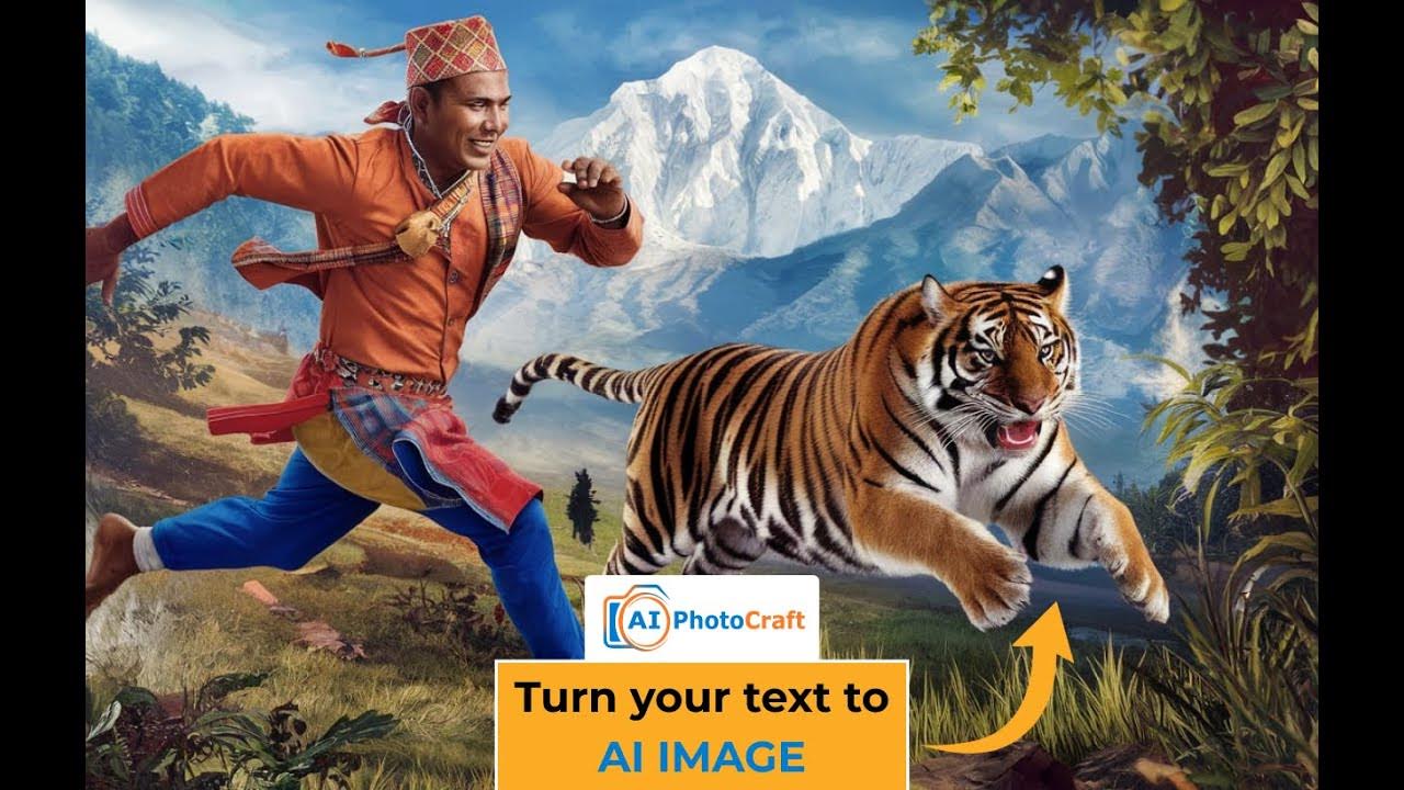 How to Generate Images from Text Using AI - AiPhotoCraft Tutorial - YouTube