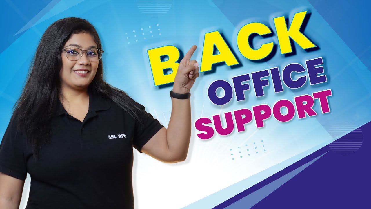 Back Office Service Solutions of ASL BPO - YouTube