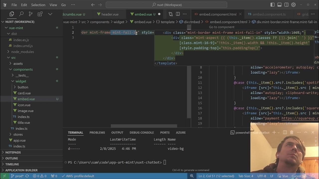 Coding w/ Sam E33 [Nuxt] - YouTube