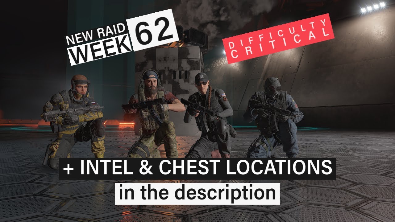 Ghost Recon Breakpoint | ⚡ NEW RAID WEEK 62 CRITICAL as R6 Team ⚡ ...