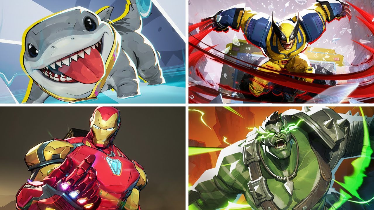 Marvel Rivals - All Character INTROS & MVP Animations - YouTube