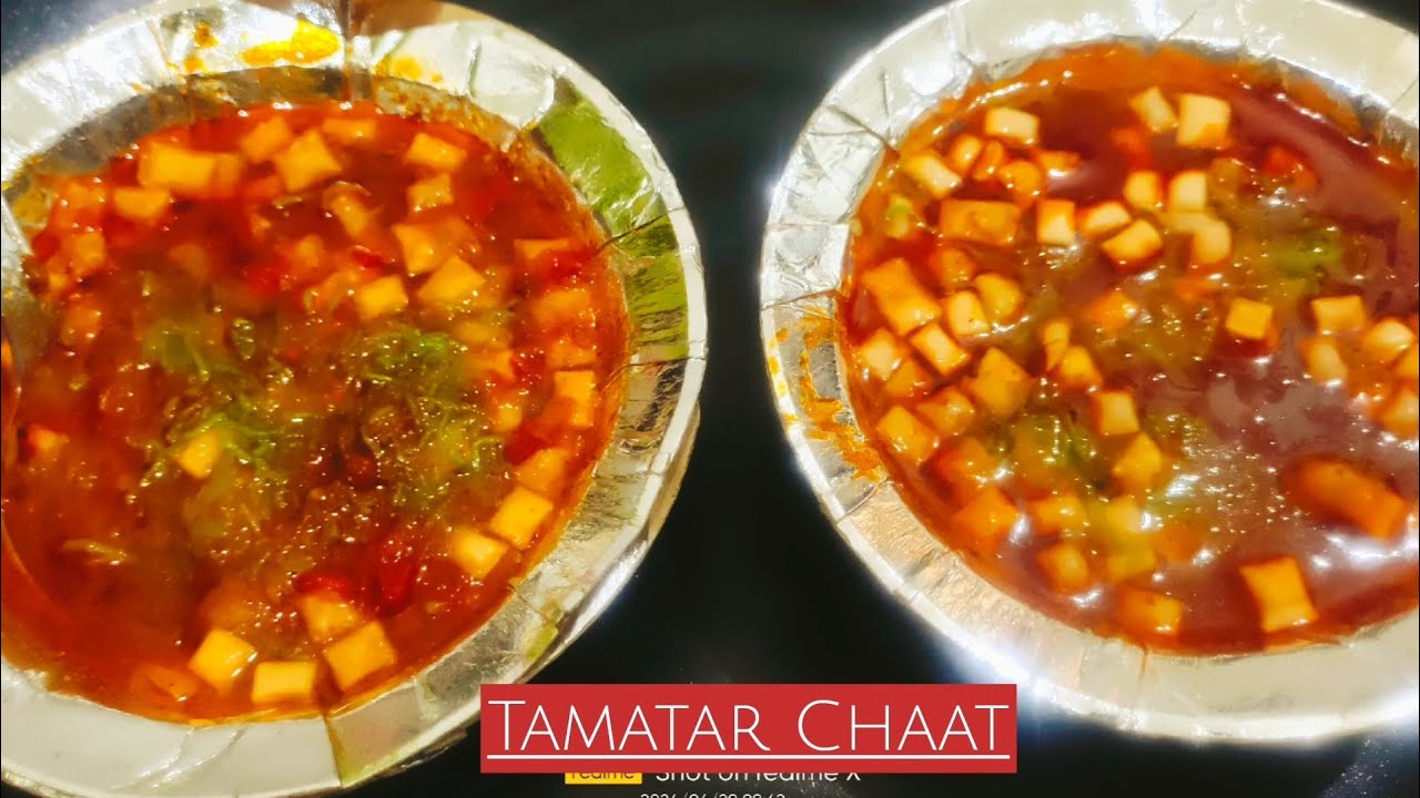 Banarasi Tamatar Chaat Recipe How To Make Banarasi Tomato Chaat No ...