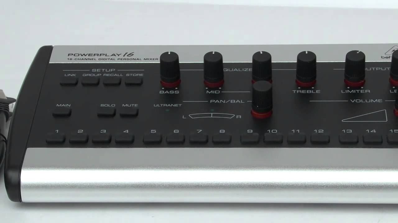 [Review]Behringer Powerplay P16M Personal Mixer, 16 Channel Mixer For ...
