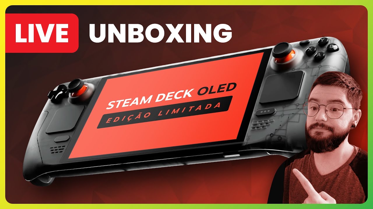 Unboxing do Steam Deck OLED Limited Edition NO BRASIL - YouTube