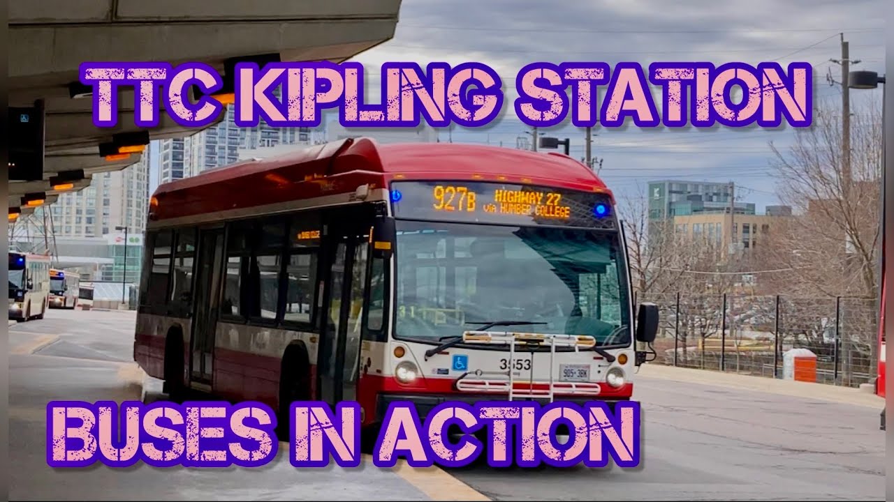 TTC Kipling Station Buses In Action!!! 12/02/2022 - YouTube
