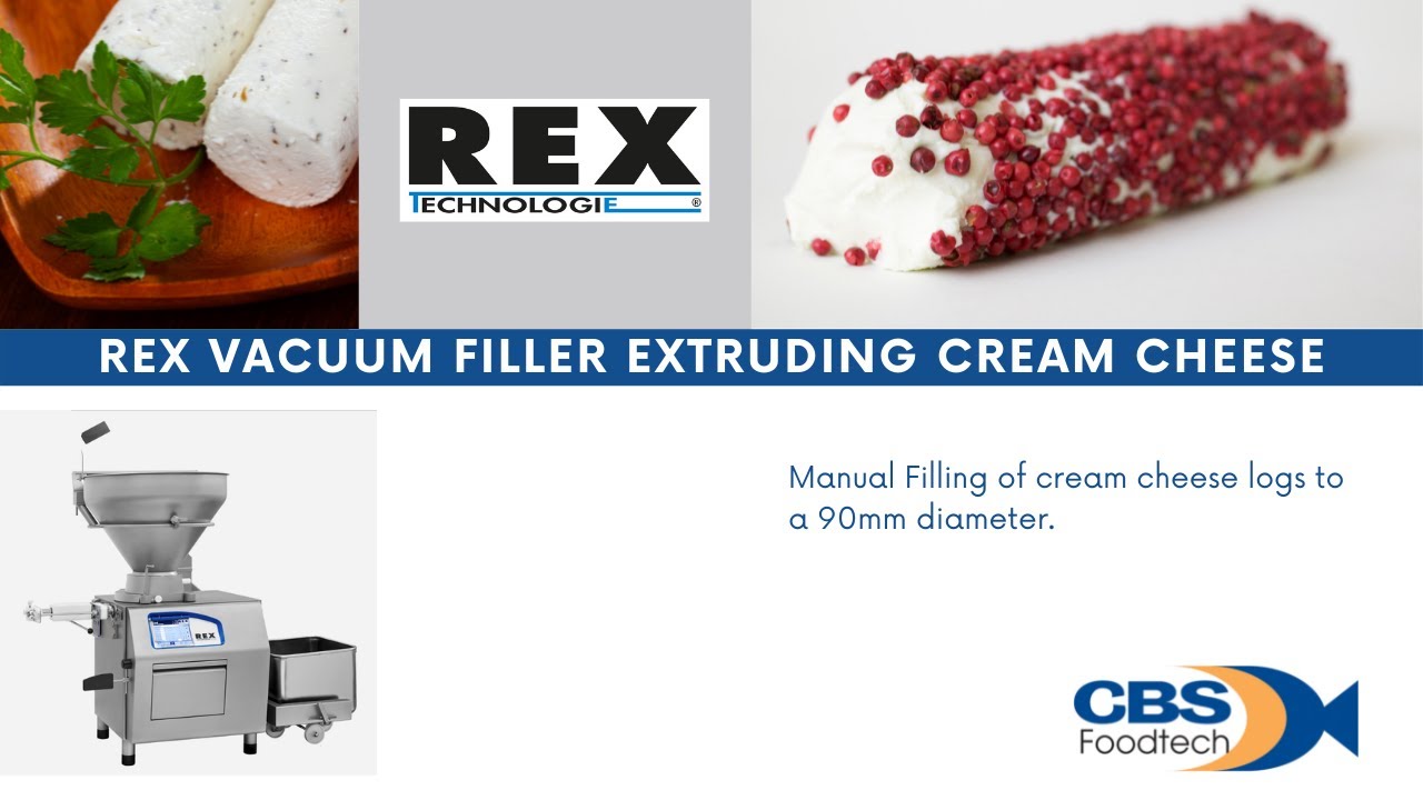 Rex - Vacuum Filler (Cream Cheese) - YouTube