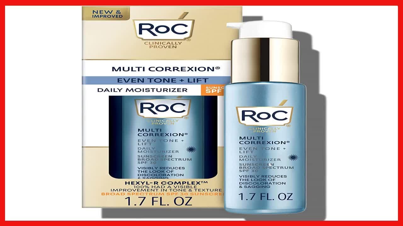RoC Multi Correxion 5 in 1 Anti-Aging Daily Face Moisturizer with Broad ...
