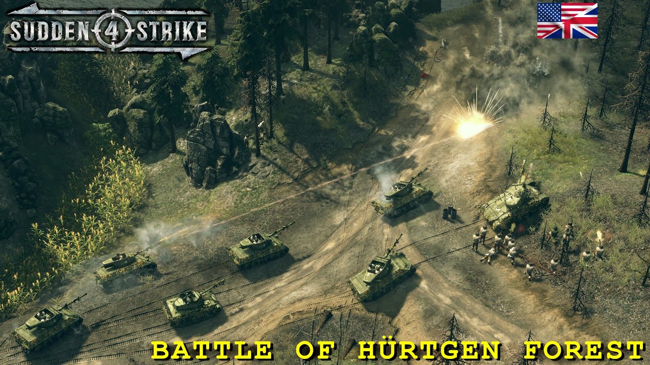 Battle of Hürtgen Forest | Sudden Strike 4 | Allied Campaign | Mission ...