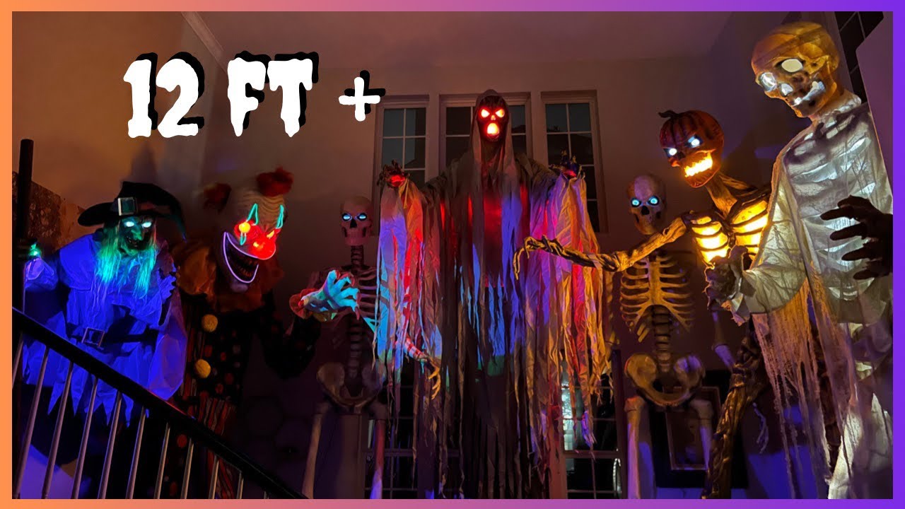 👻My Full 12ft + Retail Animatronic Collection!🎃 - YouTube