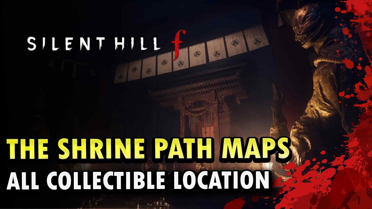 SILENT HILL F: The Shrine Path Maps 100% Collectibles Guide! PART 2 ...